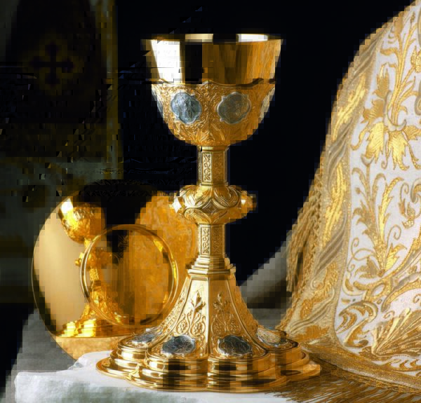 Cáliz, Patena, Corporal - Arguments